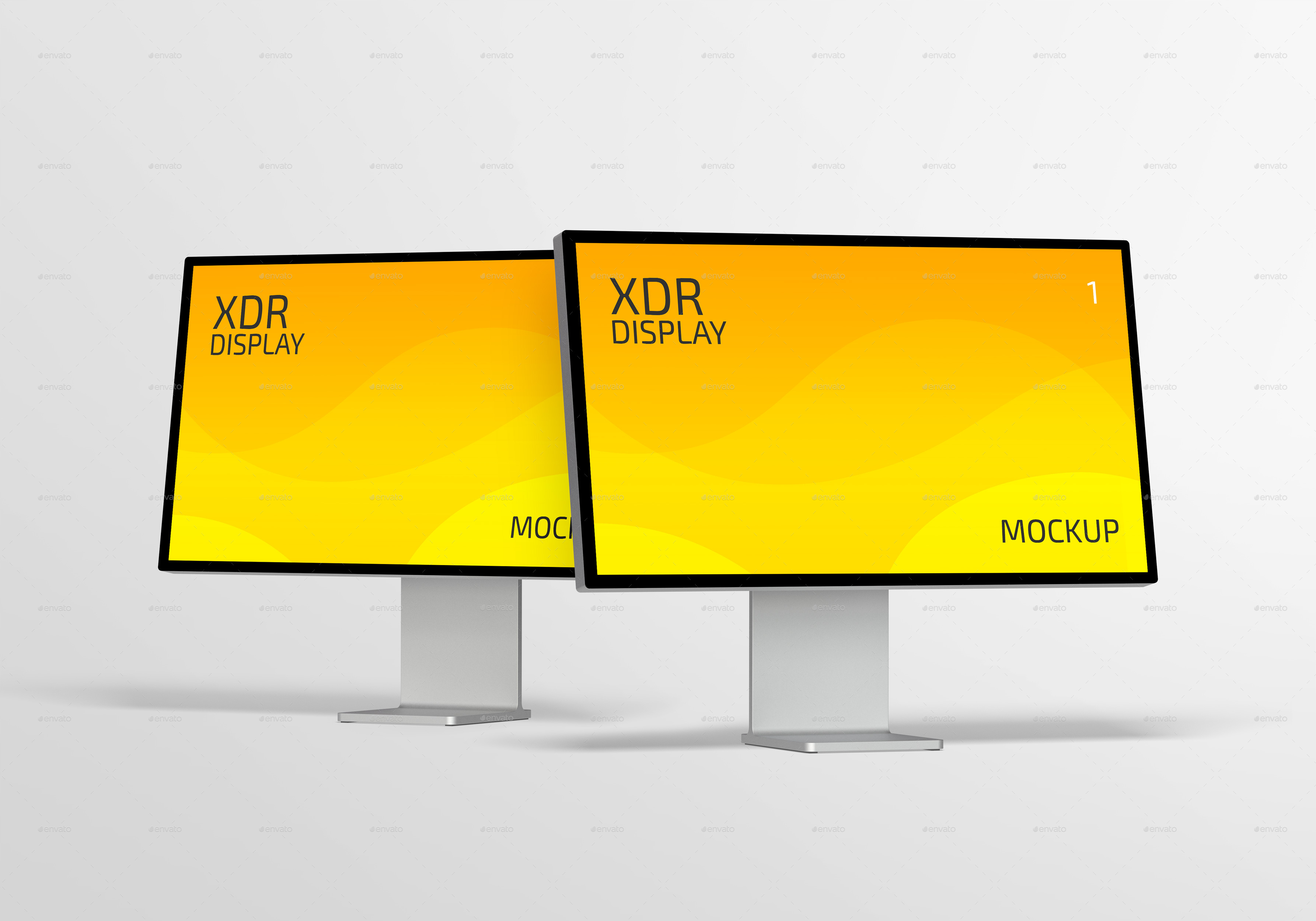 XDR Display Mockup Set by Country4k | GraphicRiver
