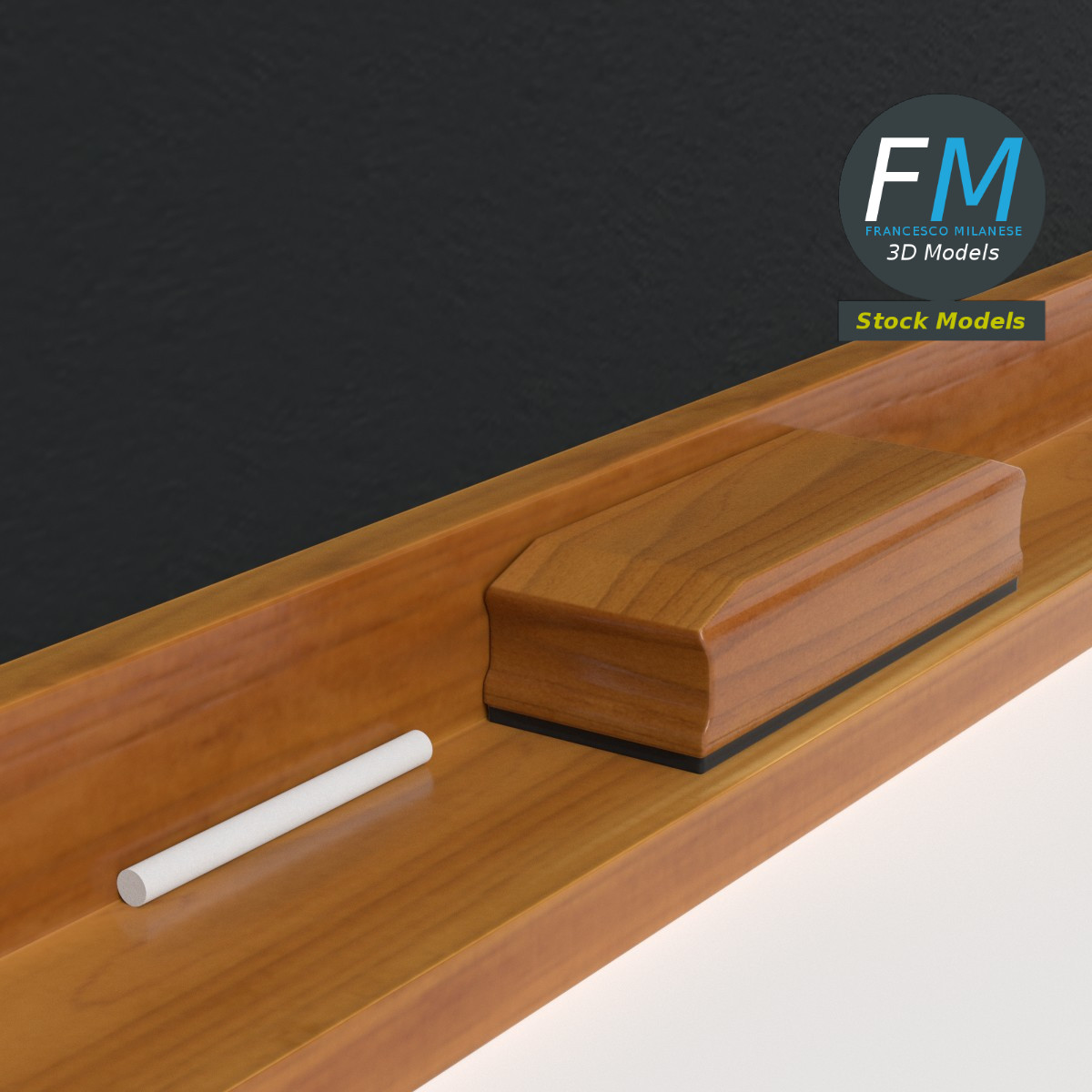 School classroom chalkboard by FrancescoMilanese85 | 3DOcean