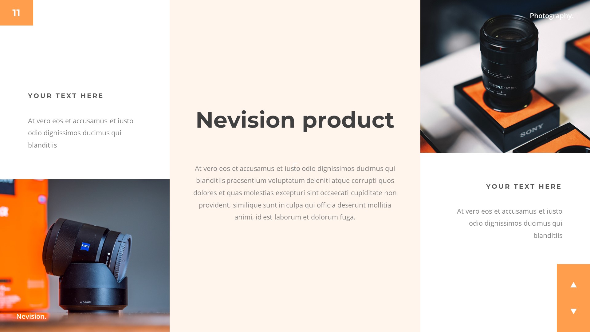 Nevision - Photography PowerPoint Template, Presentation Templates