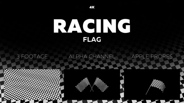 Racing Flag Pack, Motion Graphics | VideoHive