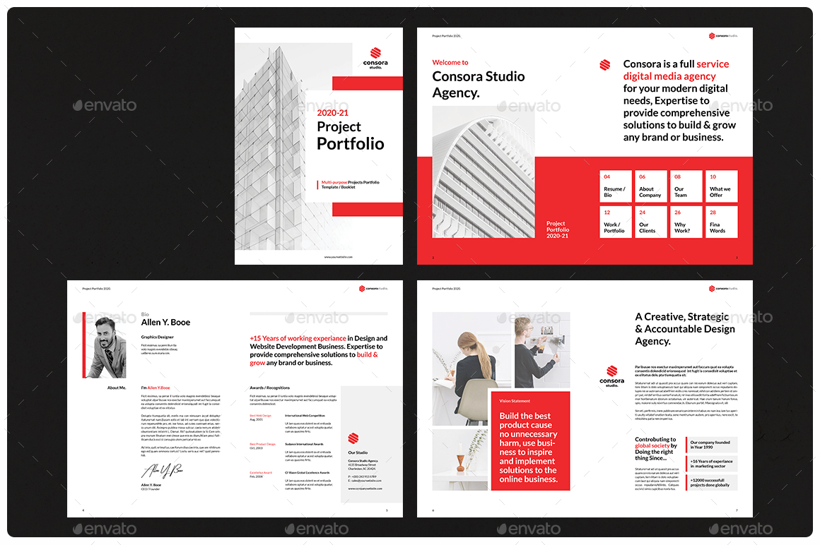 Portfolio Booklet, Print Templates | GraphicRiver