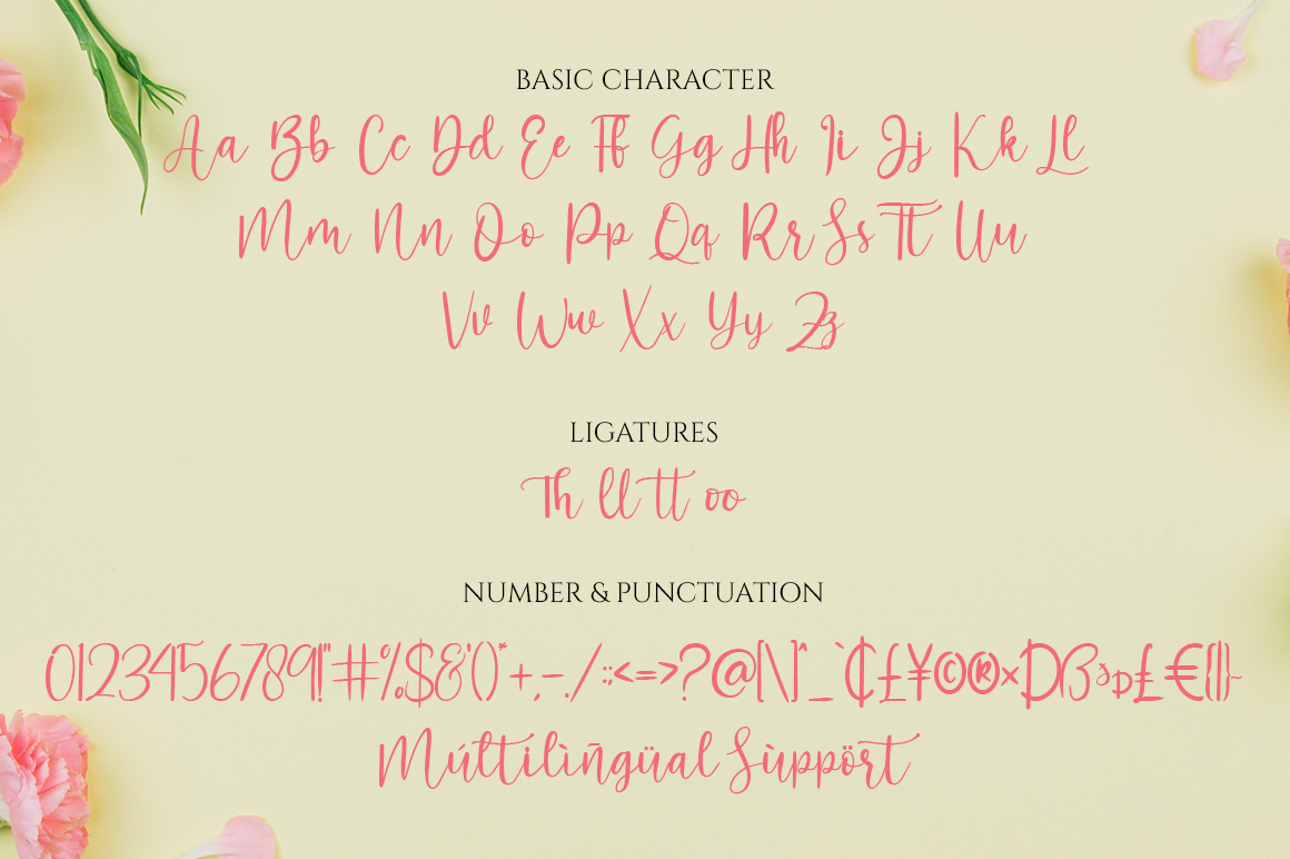 Hello Lovely - A Beautiful Script Font, Fonts | GraphicRiver