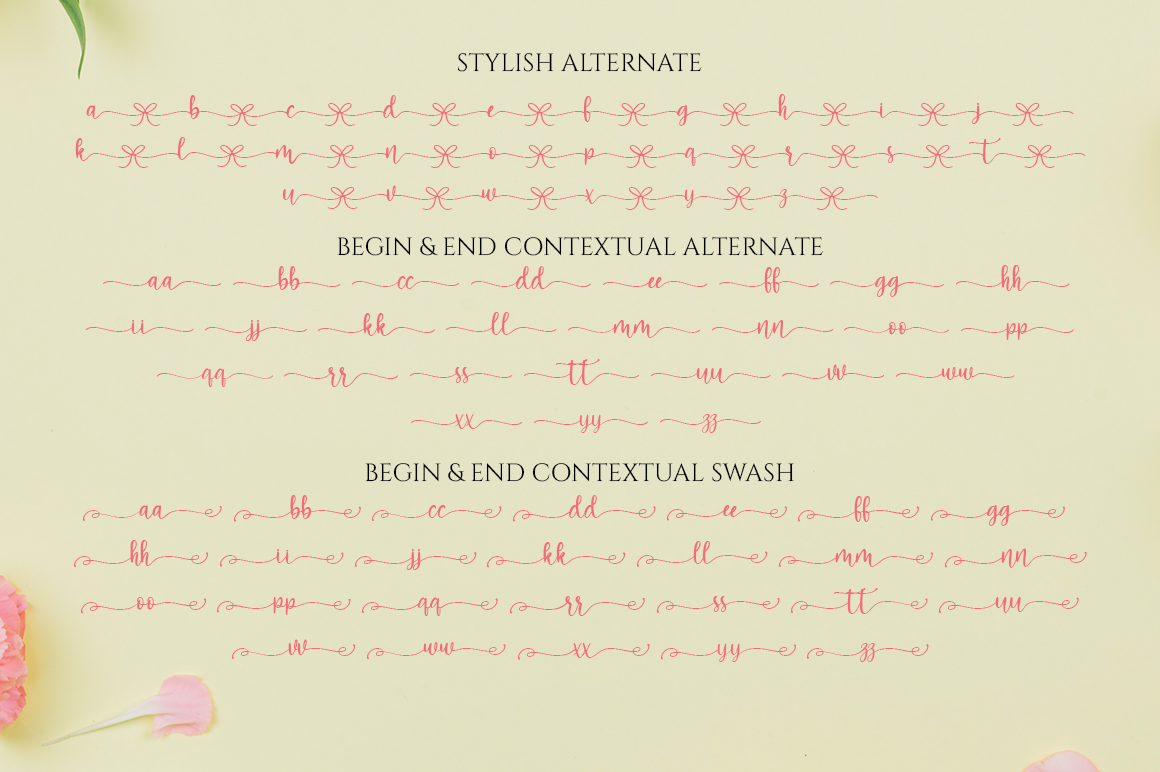 Hello Lovely - A Beautiful Script Font, Fonts | GraphicRiver