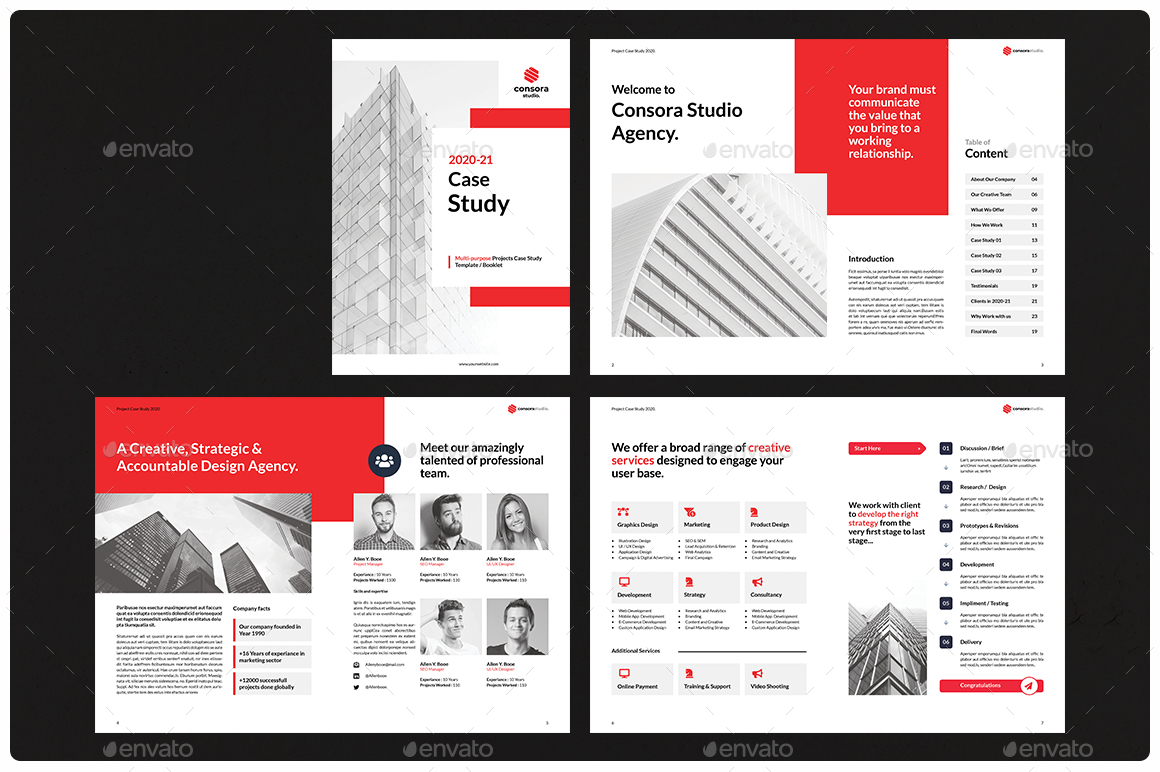 Case Study, Print Templates | GraphicRiver