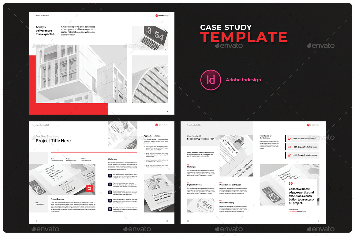 Case Study, Print Templates | GraphicRiver