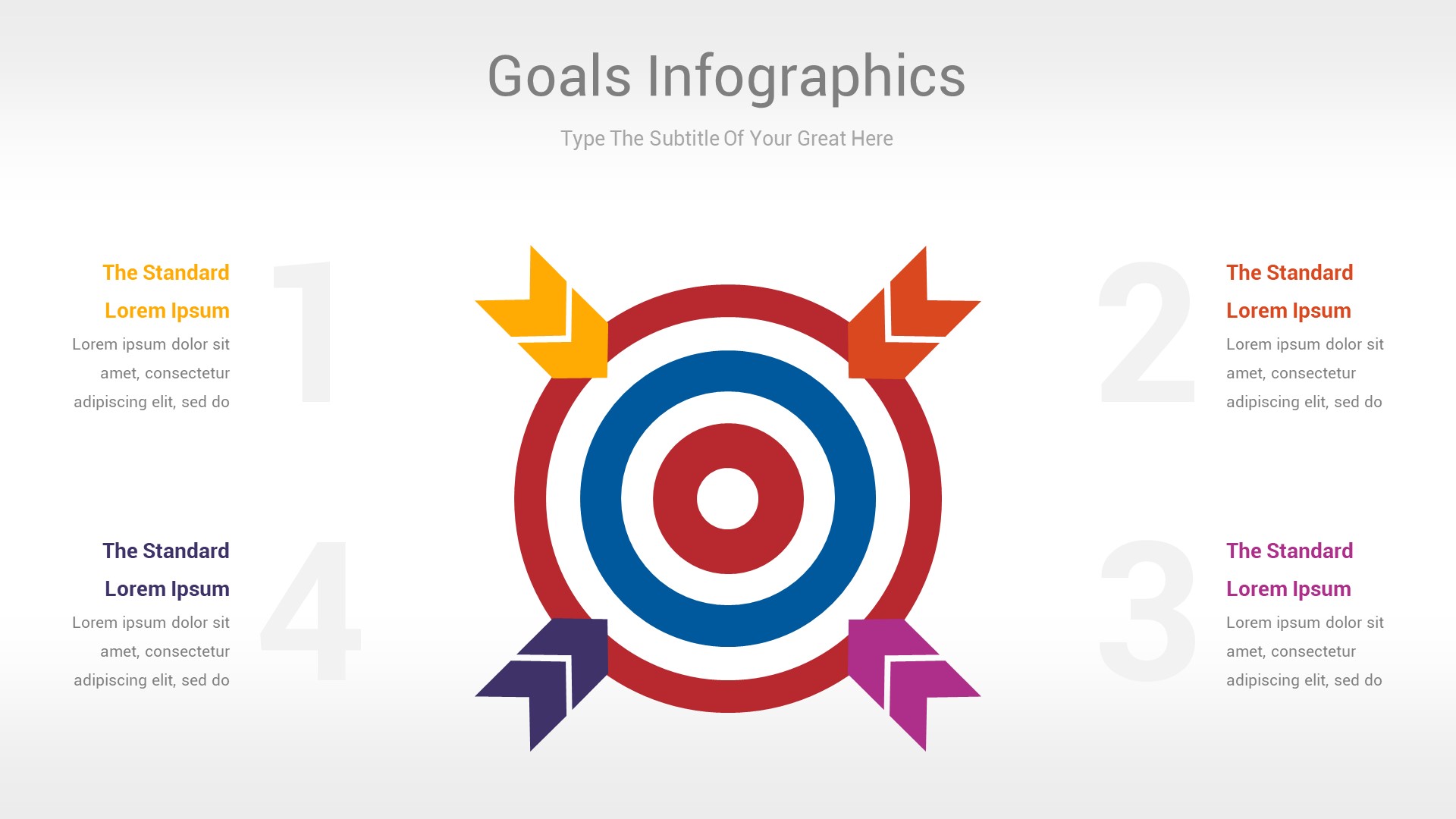 Goals Infographics PowerPoint Presentation, Presentation Templates