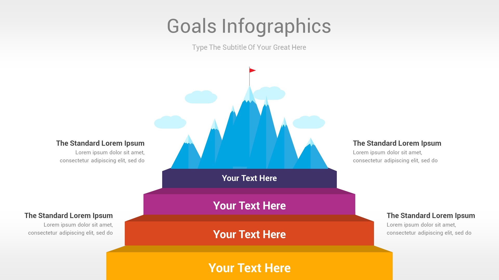 Goals Infographics PowerPoint Presentation, Presentation Templates