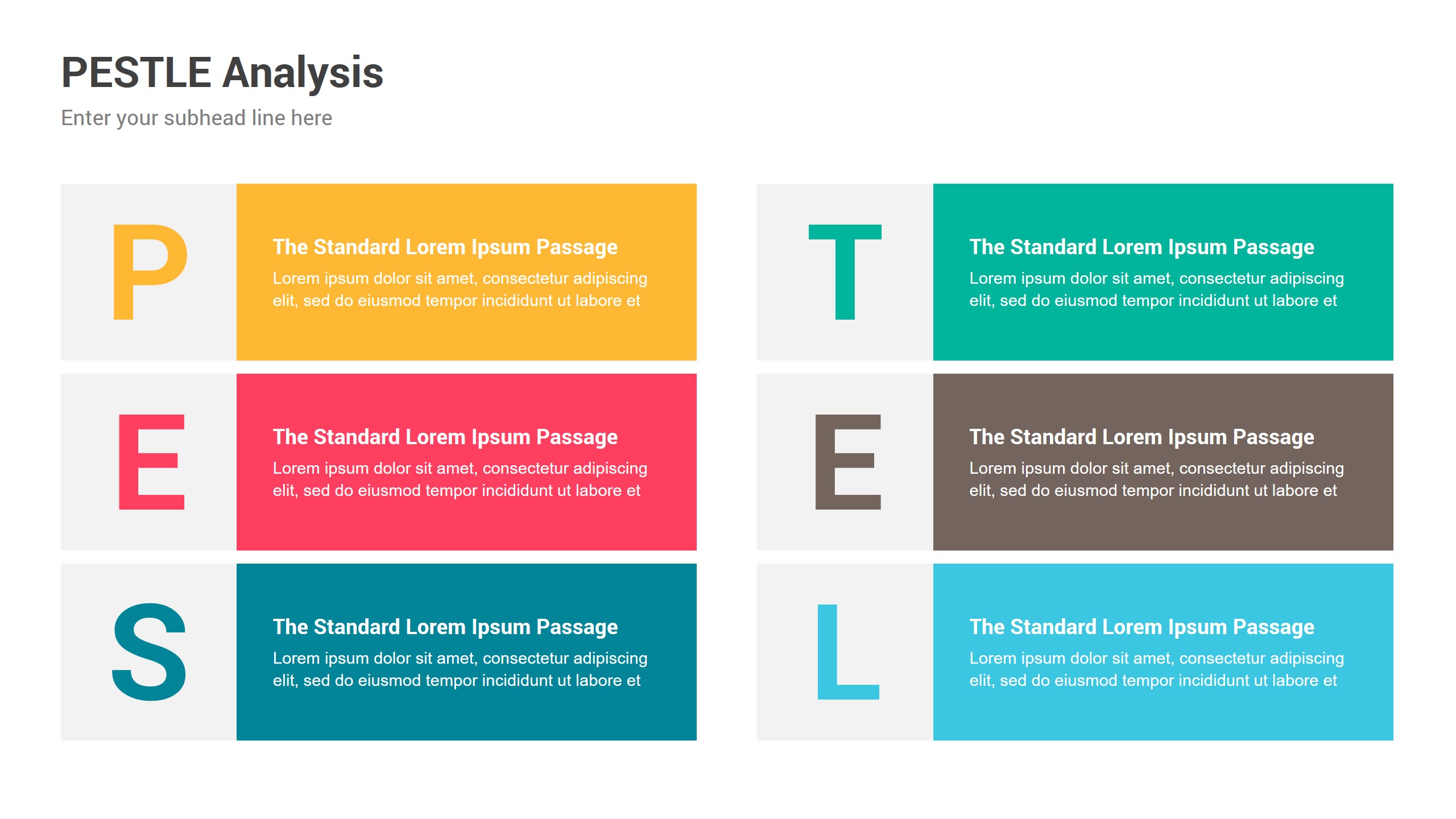 Pestle Analysis PowerPoint Template, Presentation Templates | GraphicRiver
