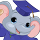 Elephant Graduates, Vectors | GraphicRiver