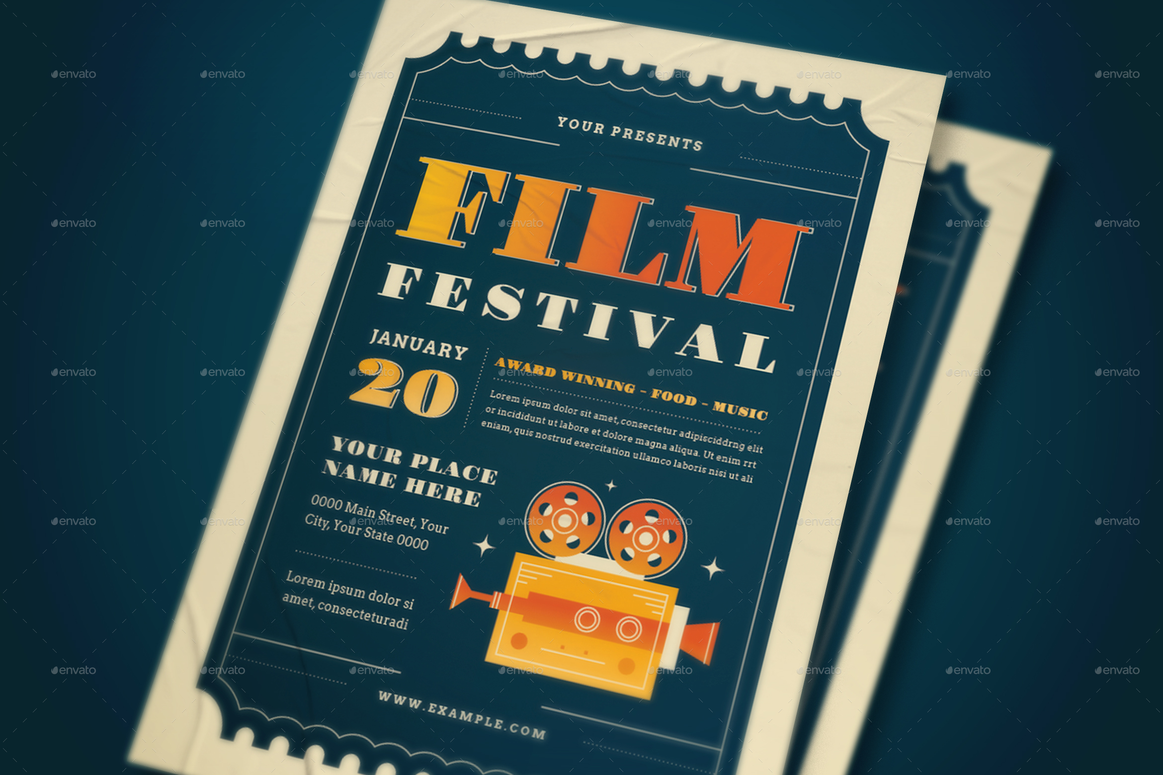 Film Festival Flyer Pack, Print Templates | GraphicRiver