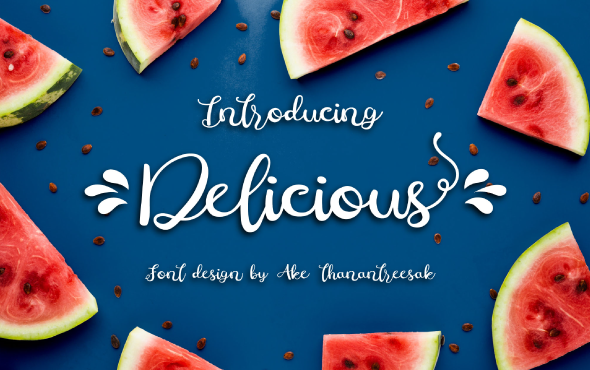 Delicious, Fonts | GraphicRiver