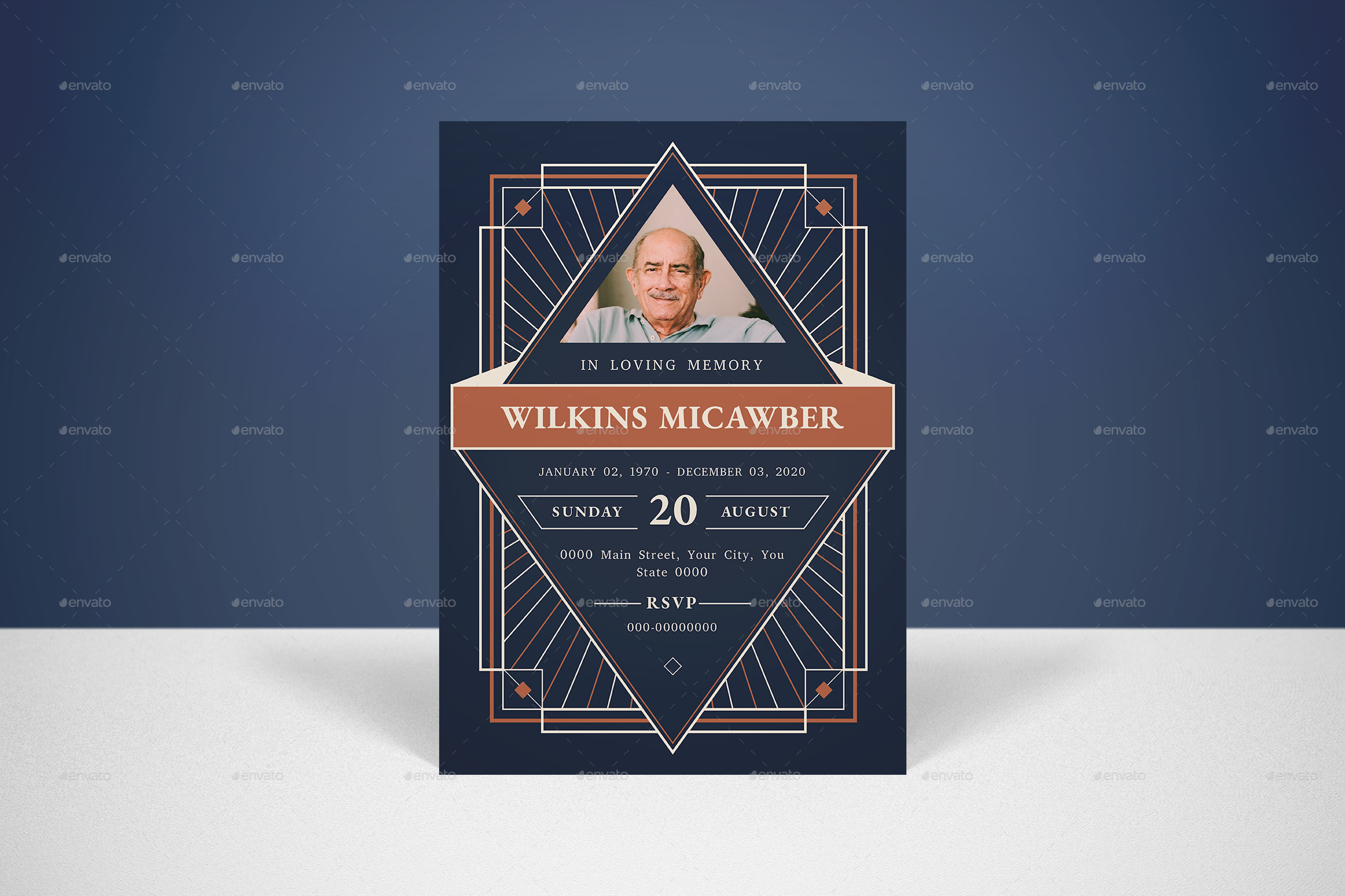 Funeral Invitation, Print Templates | GraphicRiver