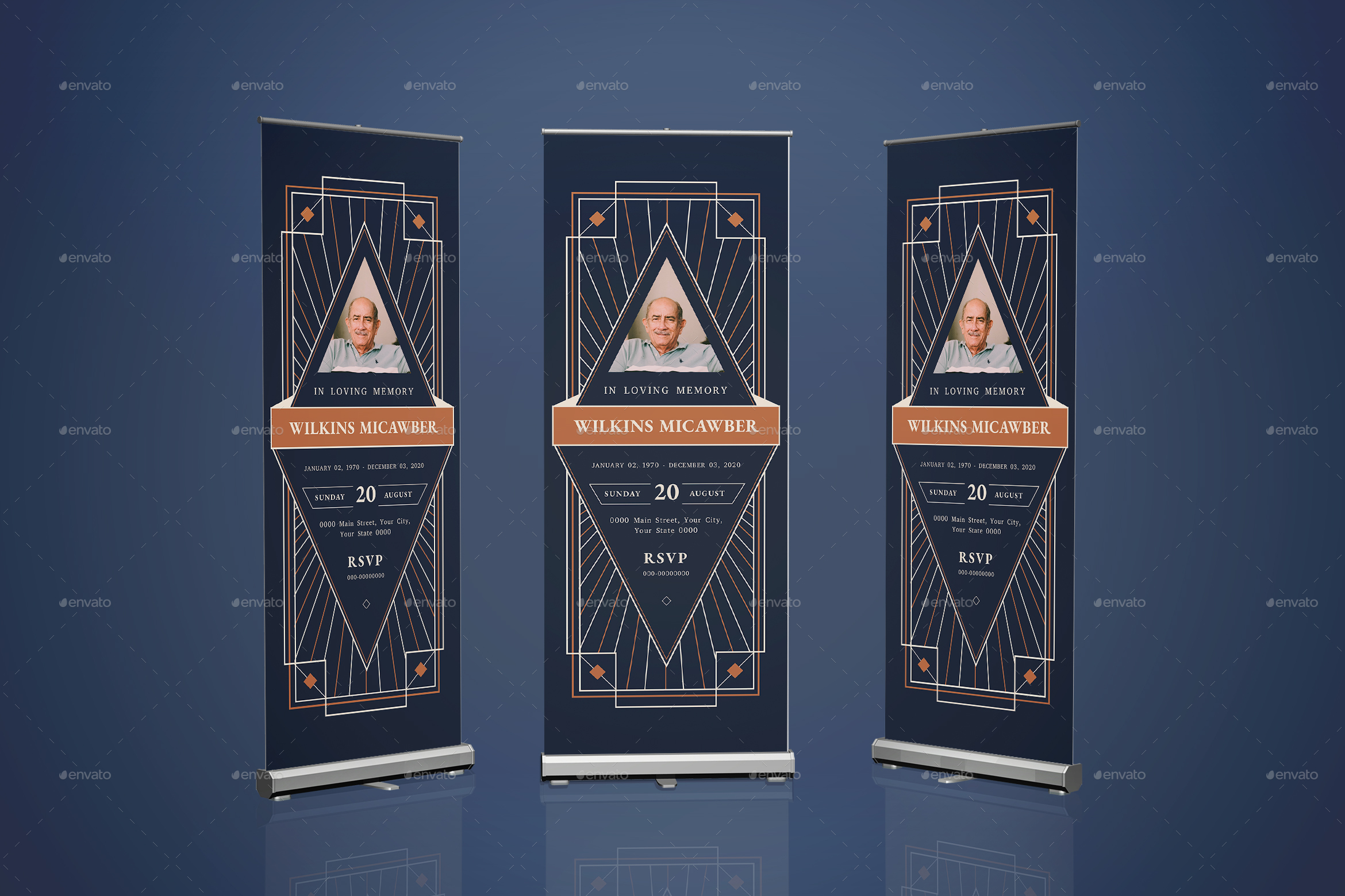 Funeral Invitation, Print Templates | GraphicRiver