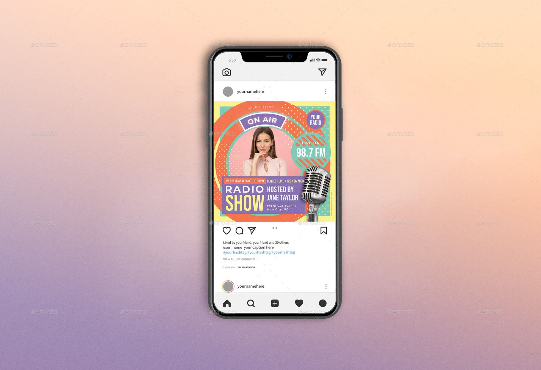 Radio Show Template Set, Print Templates | GraphicRiver