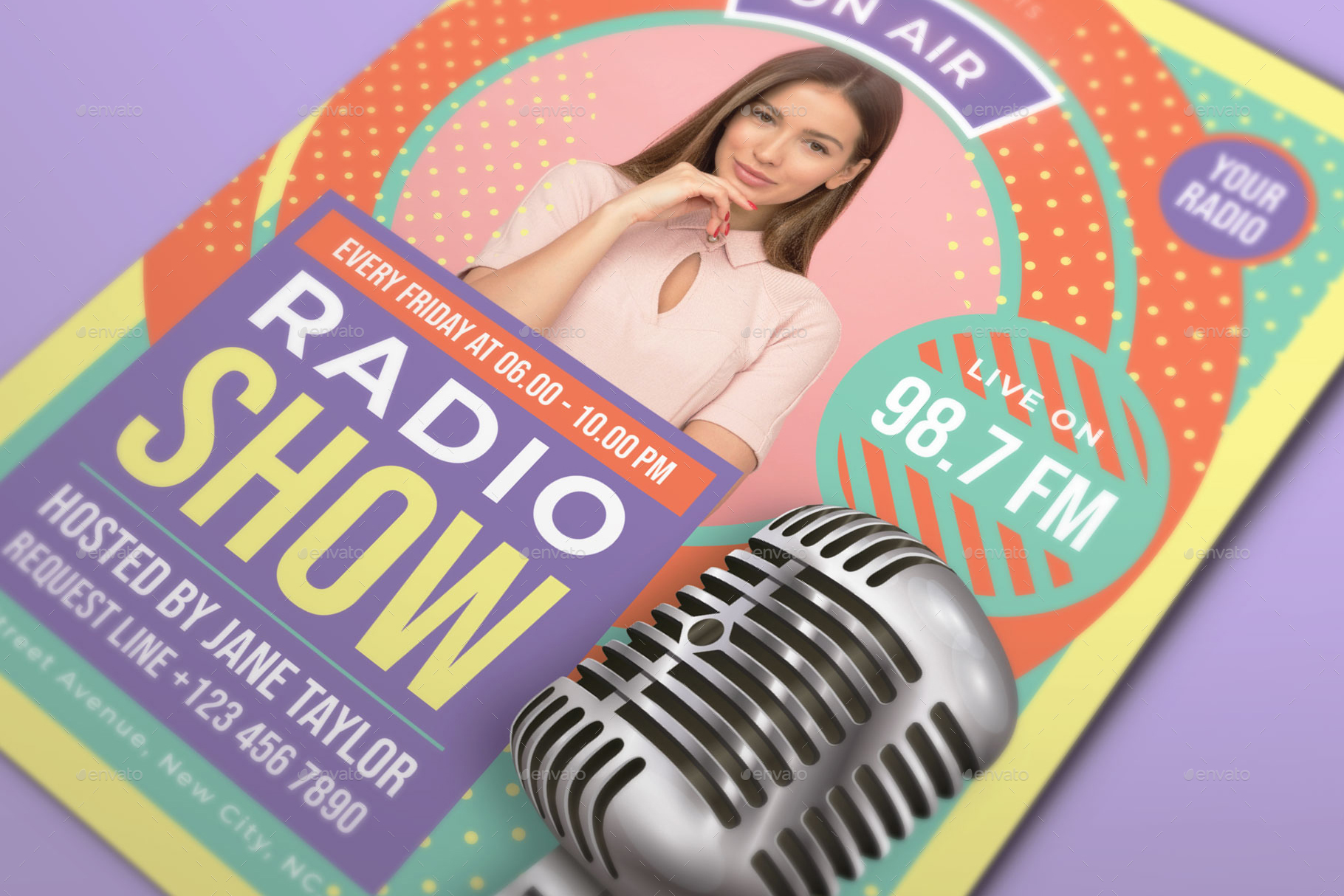 Radio Show Template Set, Print Templates | GraphicRiver
