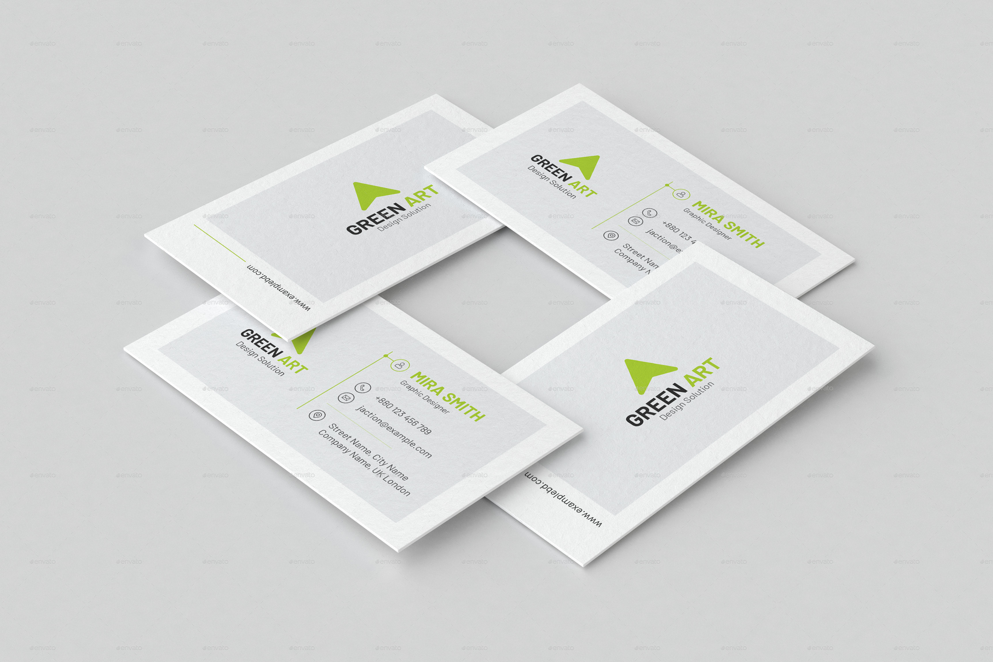 Clean Business Card, Print Templates | GraphicRiver