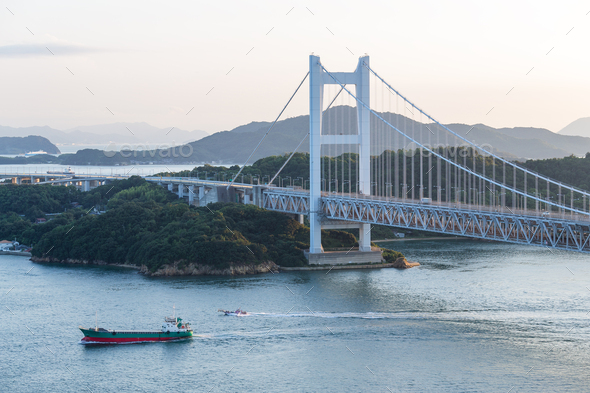 Great Seto Bridge in Japan Stock Photo by leungchopan | PhotoDune