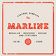 Marline - Vintage Texture Font, Fonts | GraphicRiver