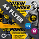 Whey Protein Flyer Templates, Print Templates | GraphicRiver
