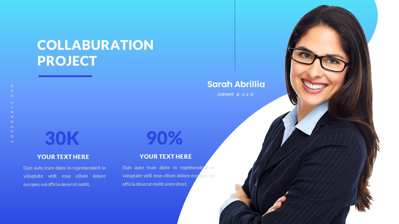 Corporate Pro - Google Slide Presentation Template, Presentation Templates