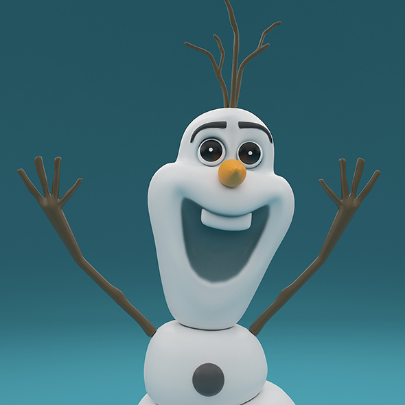 snowman olaf by coc3d | 3DOcean