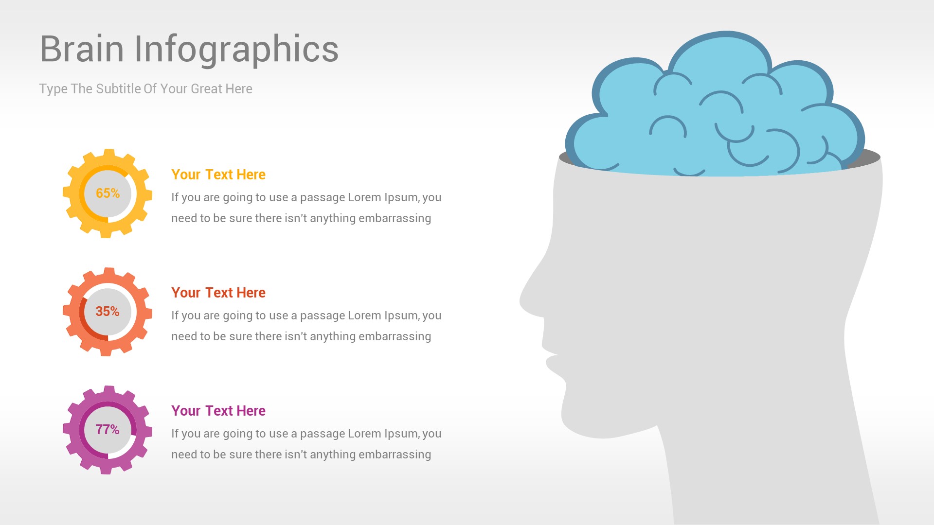 Brain Infographics PowerPoint Presentation, Presentation Templates