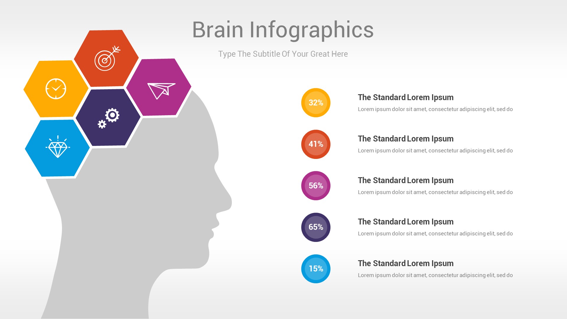 Brain Infographics PowerPoint Presentation, Presentation Templates