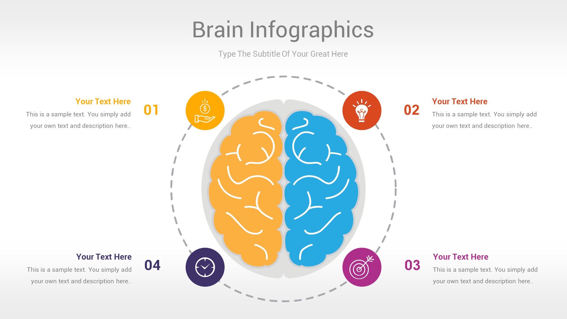 Brain Infographics PowerPoint Presentation, Presentation Templates