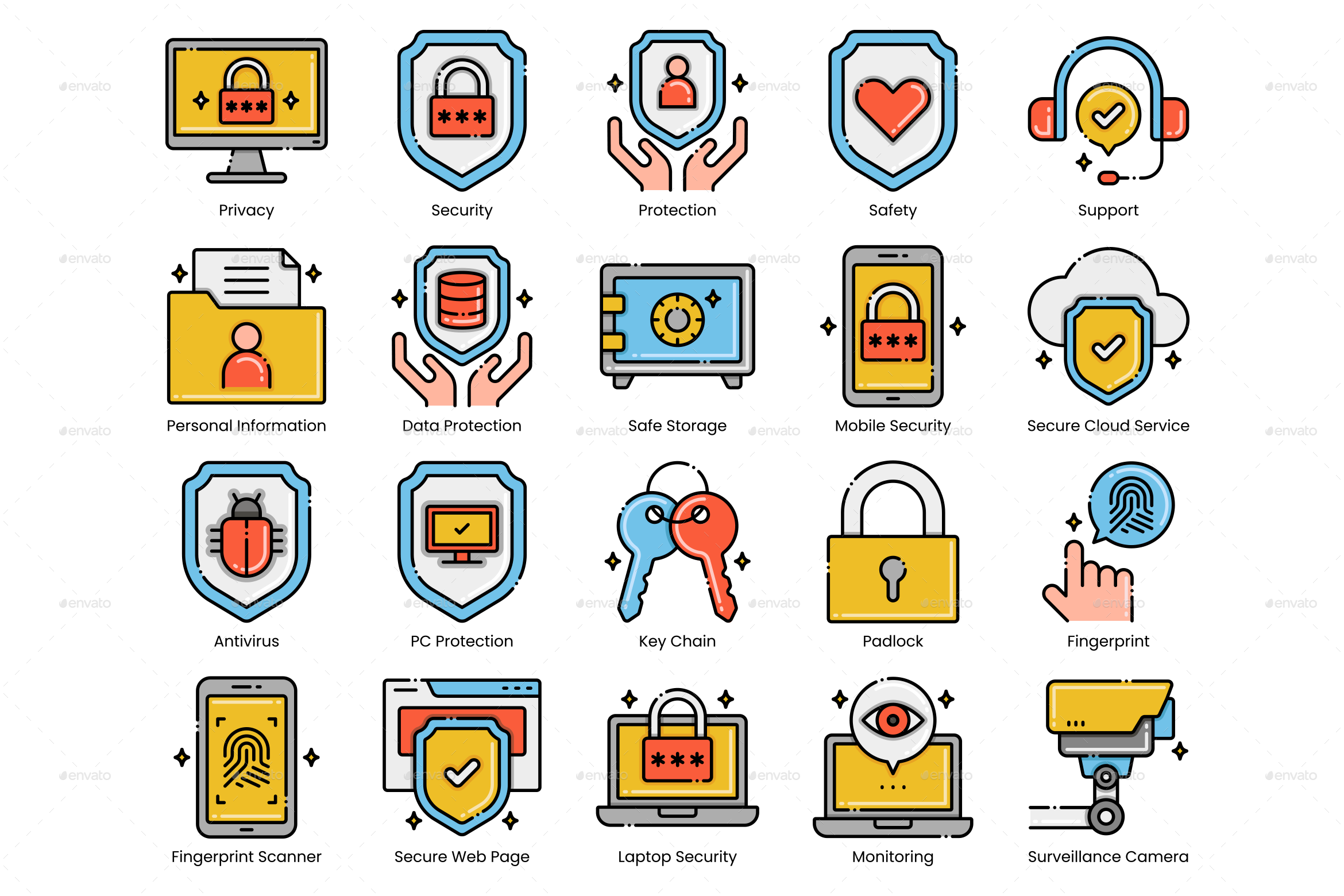 75 Creativity Icons | Crayons Series, Icons | GraphicRiver