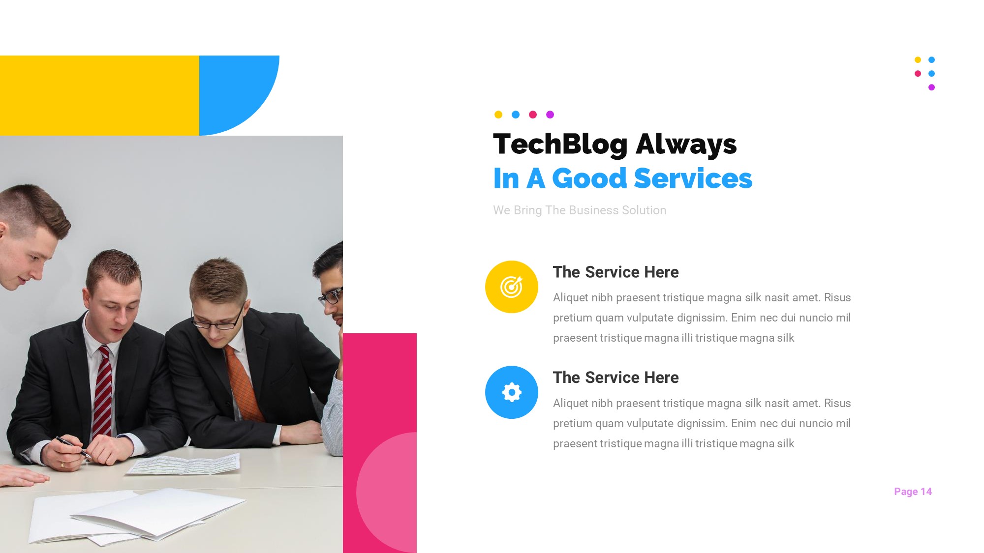 TechBlog Business Solution Presentation Template by slidexstudio ...