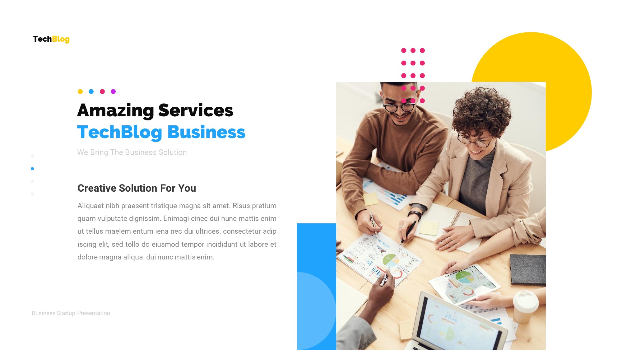 TechBlog Business Solution Presentation Template by slidexstudio ...