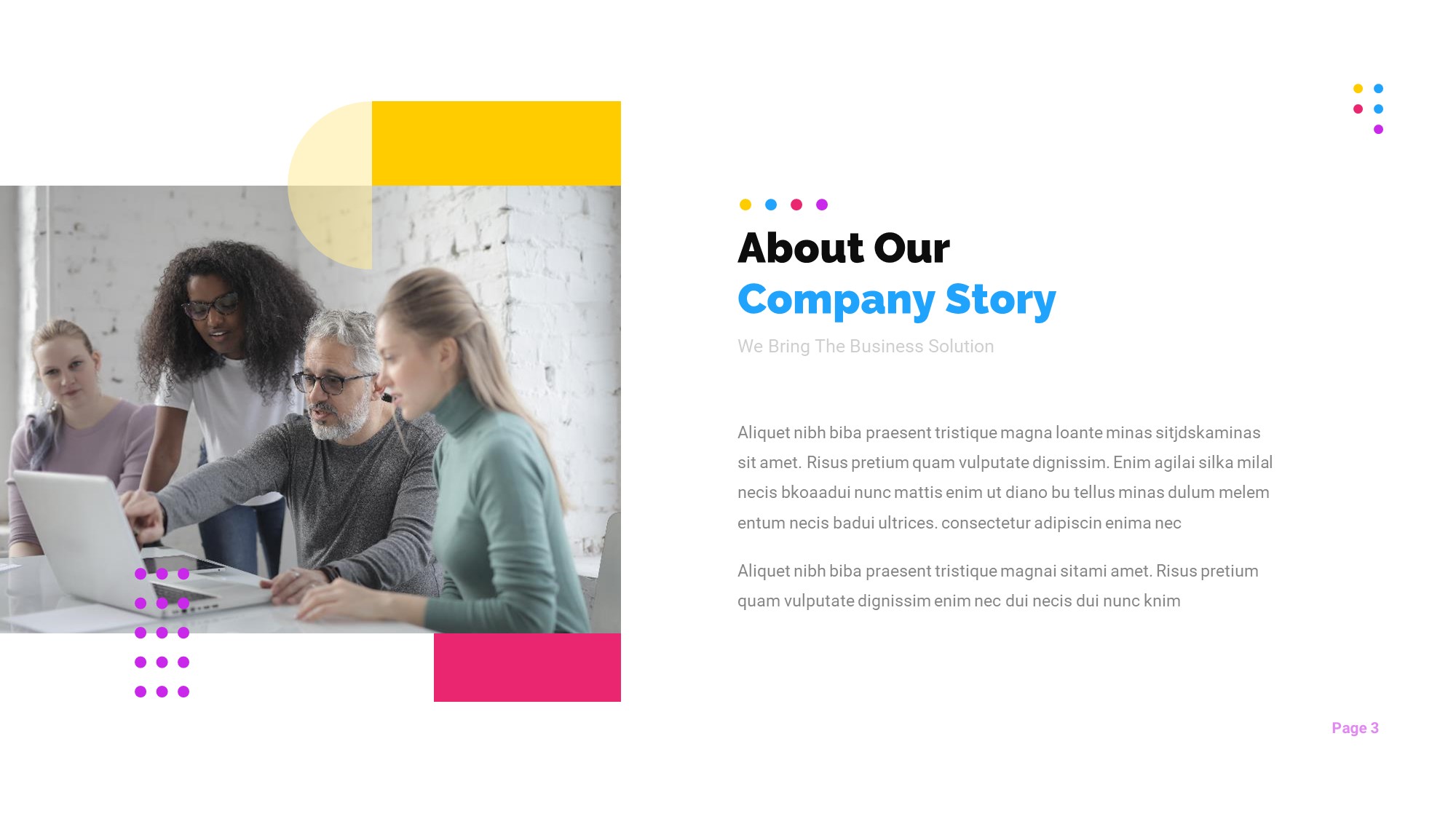 TechBlog Business Solution Presentation Template, Presentation Templates