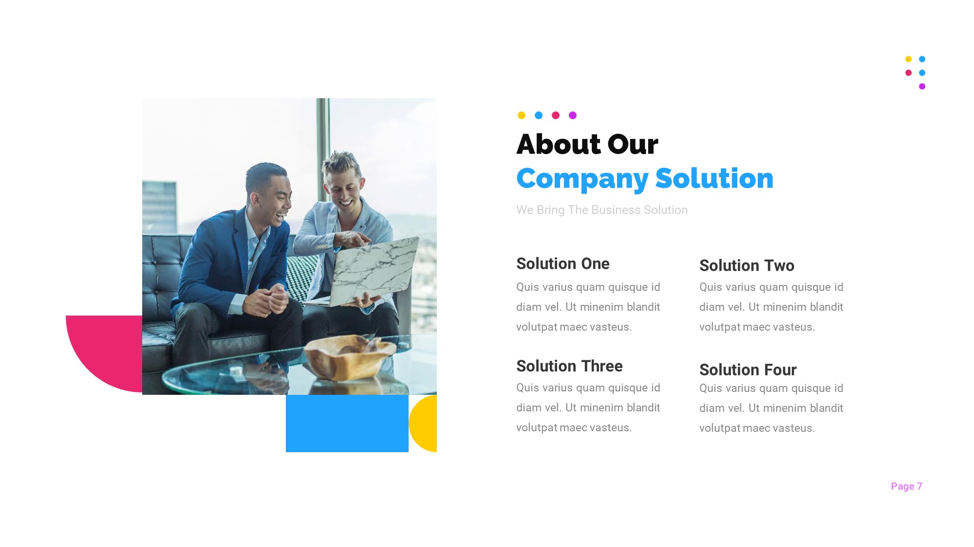 TechBlog Business Solution Presentation Template, Presentation Templates
