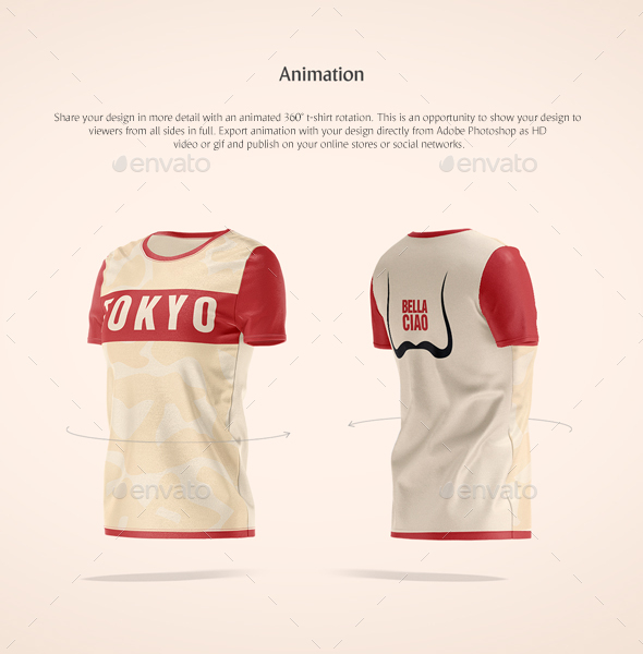 Women's T-shirt Animated Mockup, Graphics | GraphicRiver