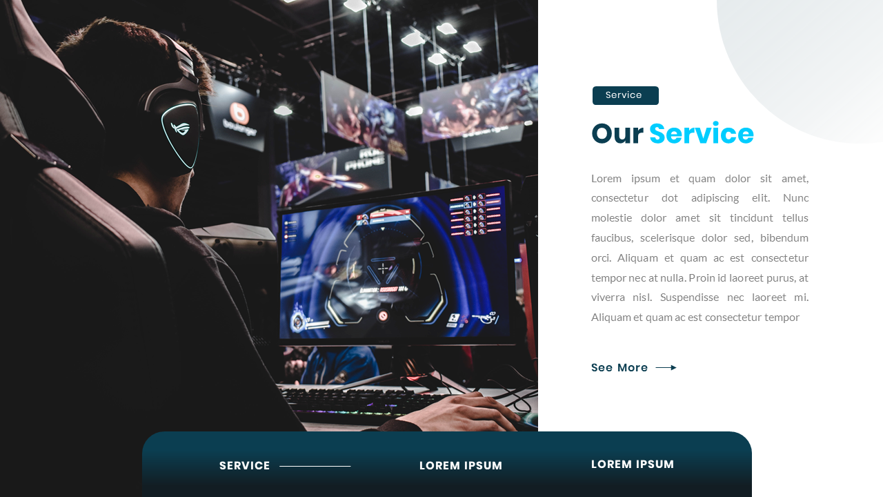 Winning – Esport Gaming PowerPoint Template, Presentation Templates