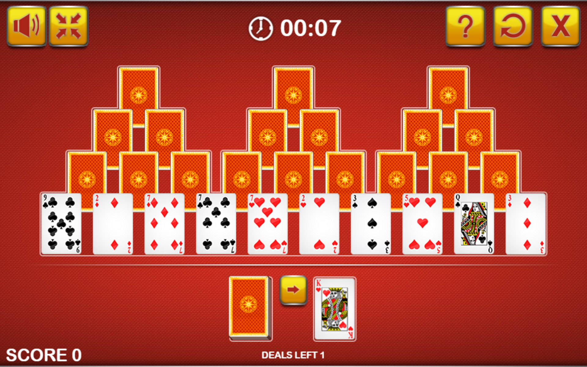 Tripeaks Solitaire - HTML5 Solitaire Game by codethislab | CodeCanyon