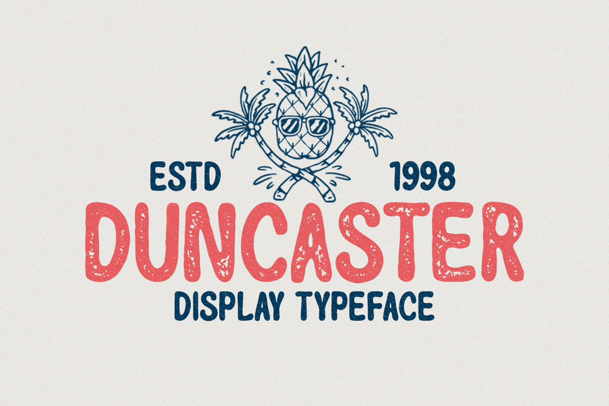 Duncaster - Display Typeface, Fonts | GraphicRiver