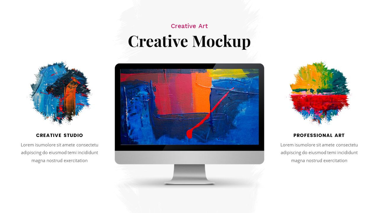 Brushy - Brush Creative Art Google Slides Presentation Template ...