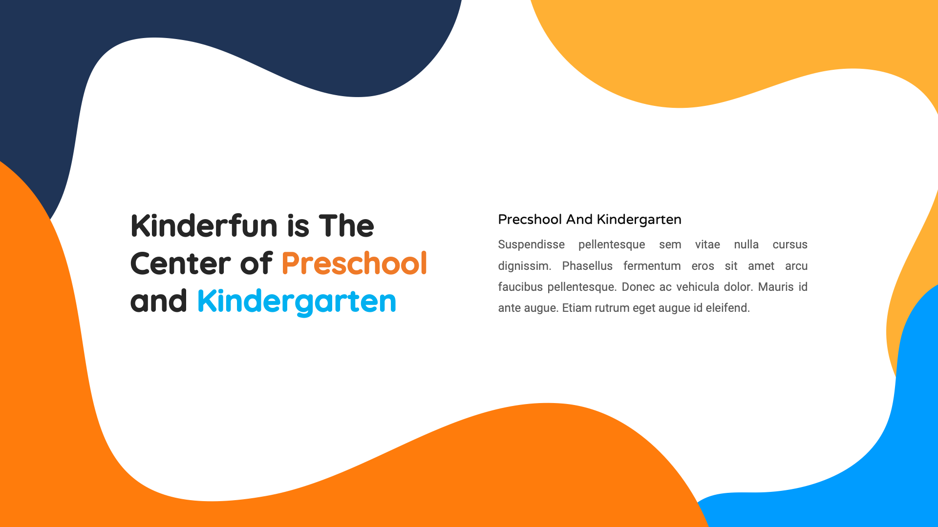 Kinderfun - Kindergarten & Preshool Google Slides Presentation ...