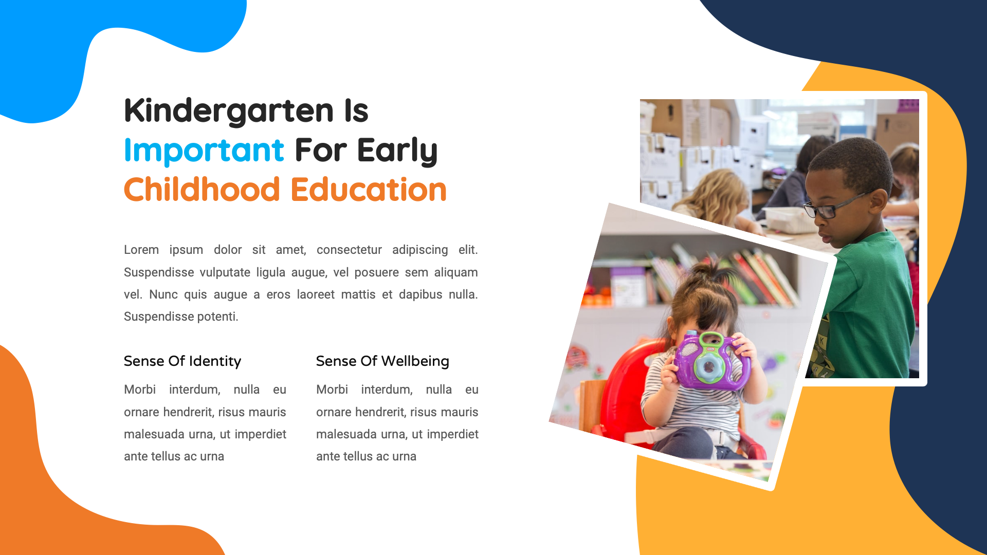 Kinderfun - Kindergarten & Preshool Google Slides Presentation ...