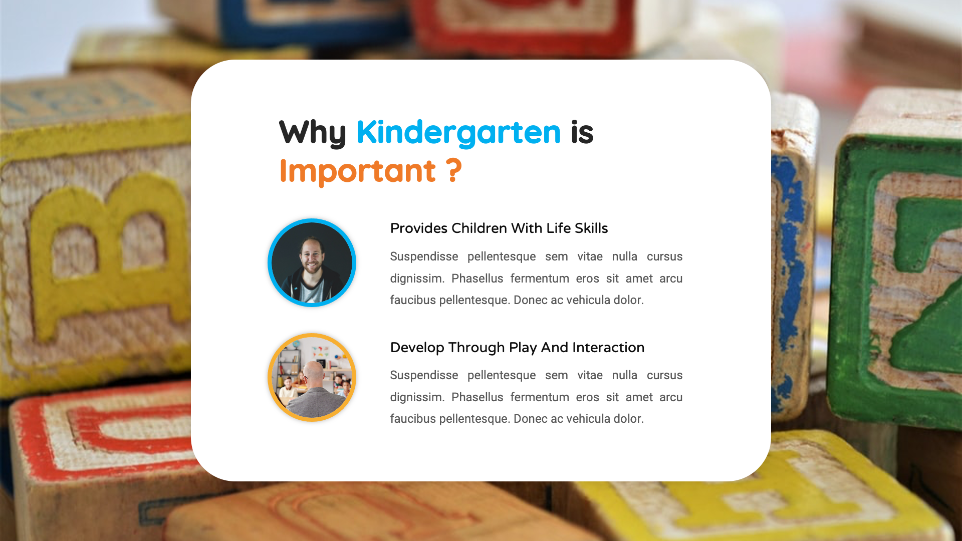 Kinderfun - Kindergarten & Preshool Google Slides Presentation ...