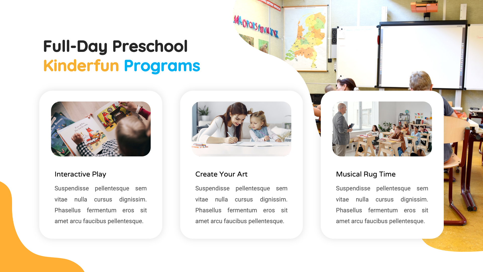 Kinderfun - Kindergarten & Preshool Google Slides Presentation ...