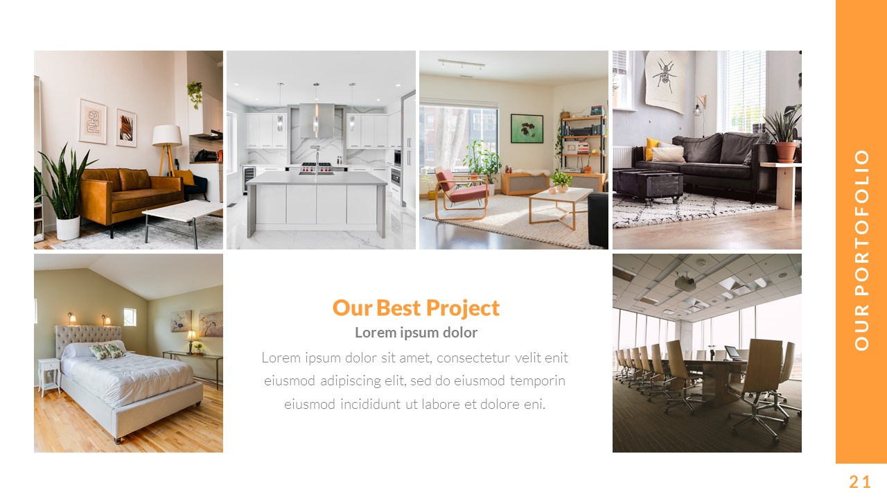 Amplify - Interior Home Design Powerpoint Template, Presentation Templates