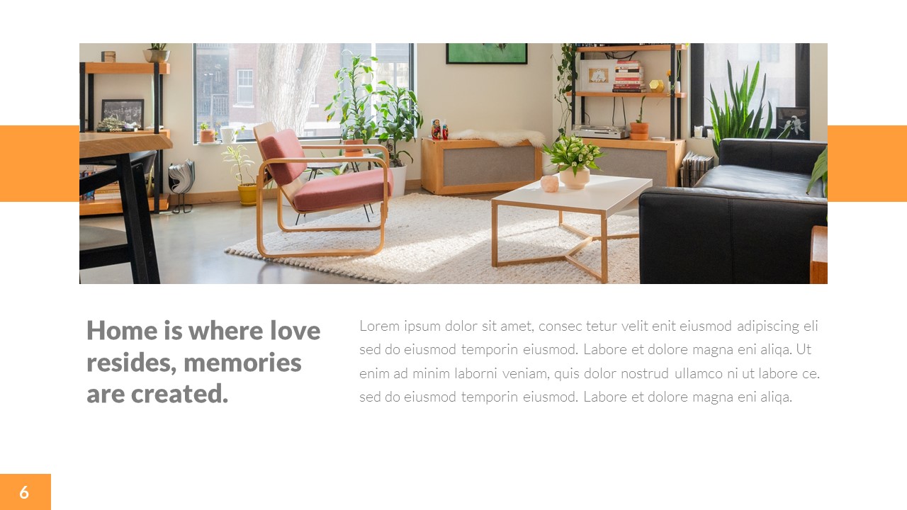 Amplify - Interior Home Design Powerpoint Template, Presentation Templates