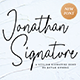 Jonathan Signature Font, Fonts | GraphicRiver
