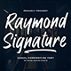 Raymond Signature Font, Fonts | GraphicRiver