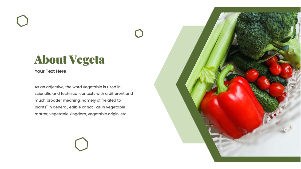 Vegeta - Vegetables PowerPoint Template, Presentation Templates ...