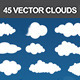 45 Vector Clouds, Vectors | GraphicRiver