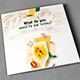 Square Food Menu Trifold Brochure, Print Templates | GraphicRiver
