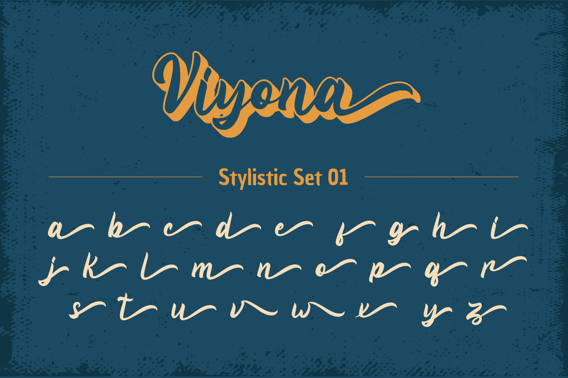 Viyona - Vintage Display Font, Fonts | GraphicRiver